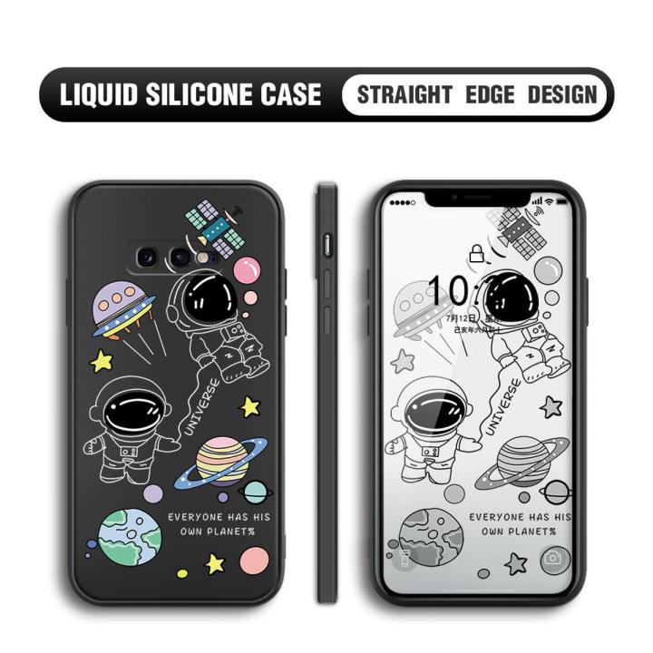 BILI for Samsung Galaxy S10E Back Cover Earth Planet Astronauts ...