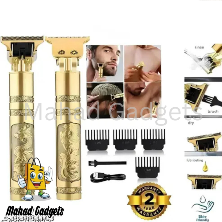 Vintage T9 Trimmer Professional Dragon Style Metal Rechargeable ...