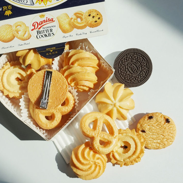 New Creative Girls Cute Biscuit Hairpin Simple Side Top Hair Clips ...