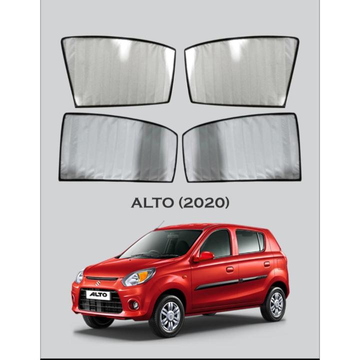 CAR SUN SHADES FOR ALTO 660CC 2021 WHITE CHUNNAT ORIGINAL SIZE | Daraz.pk