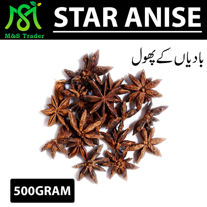 Star Anise / Badian e Khata / Badyan Phool / Badyan Ke Phool 500 GM ...