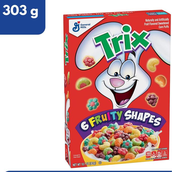 General Mills Trix Fruity Shapes Cereal 303GM | Daraz.pk