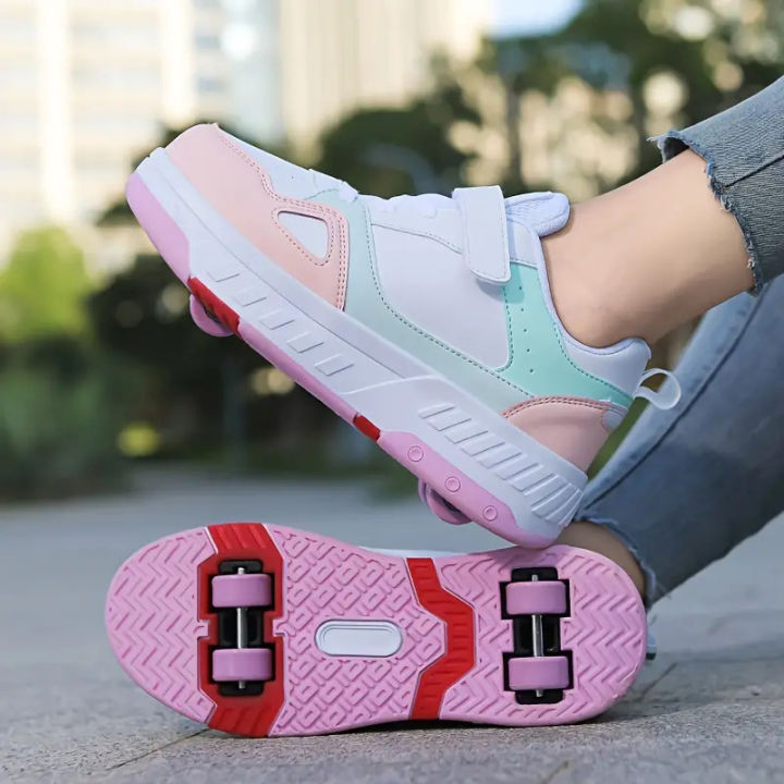 Sneakers Heels Roller Skate Shoes | Daraz.pk