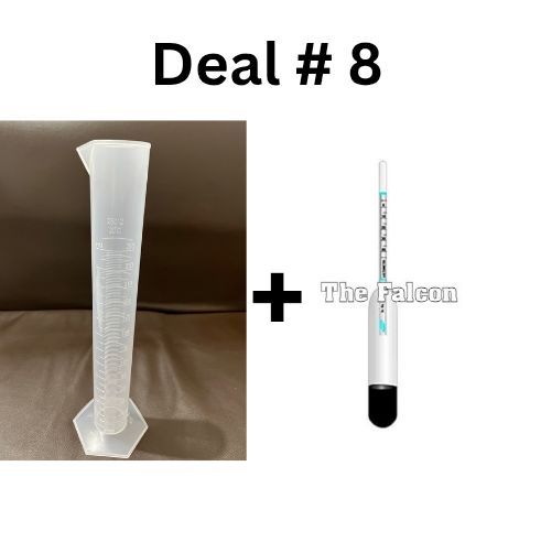 Lactometer and 100ml plastic measuring cylinder / Milk testing kit ...