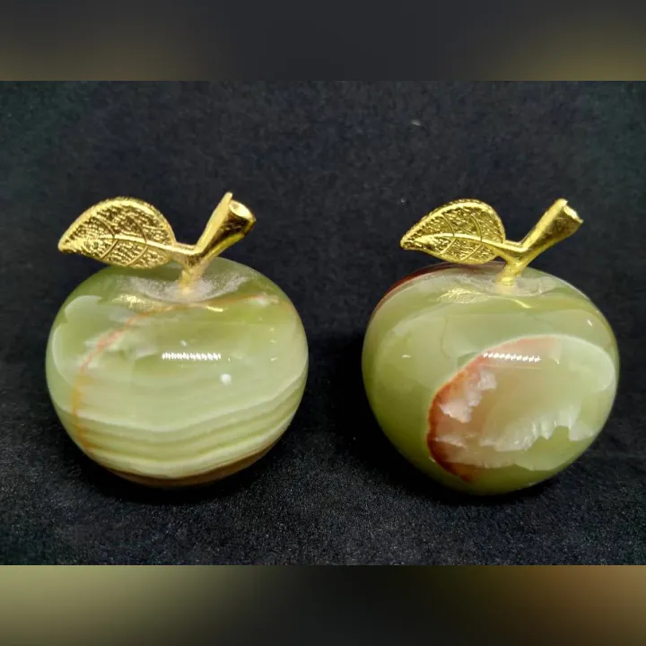 Onyx apple show piece ( 2 pcs set) / Handicraft / Handmade / Vip's ...
