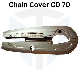 Bike Chain Cover Set for All CD70/70cc Motorcycle Silver Colour | Daraz.pk
