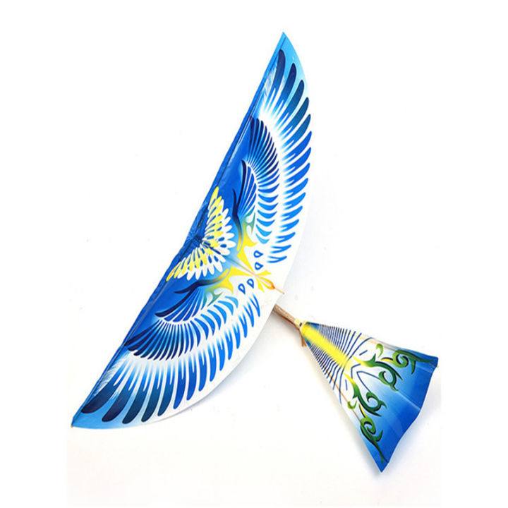 DIY Elastic Rubber Band Powered Flying Birds Kite Funny Kids Outdoor ...