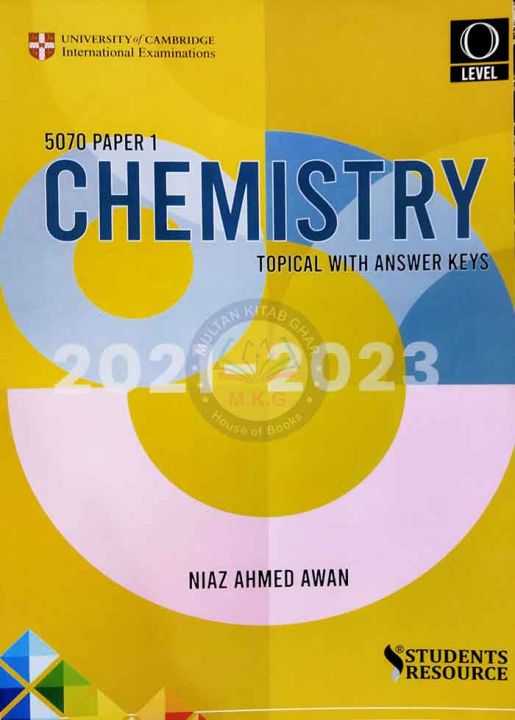 O Level 5070 Paper 1 Chemistry Topical with Answer Keys 2021-2023 by ...