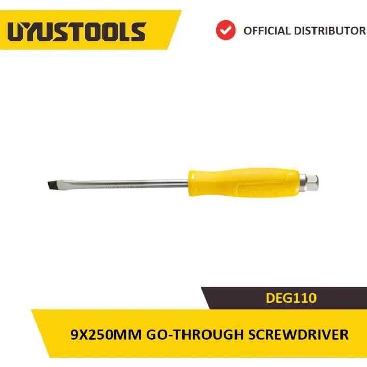 9X250MM High Quality Go-Through Screwdriver, 40Cr Blade, Heat Treated ...