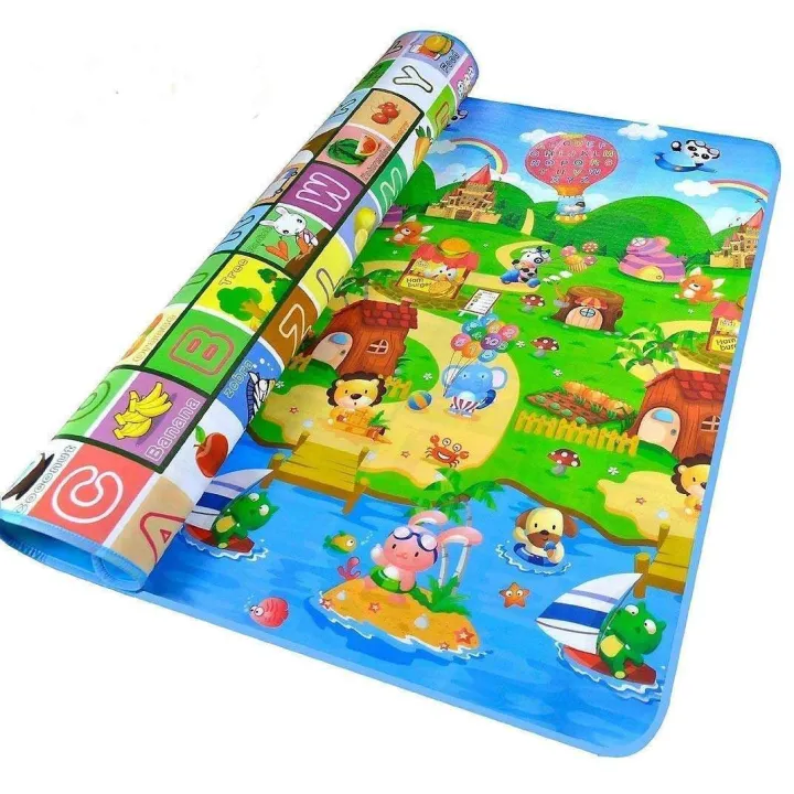 Educational Double Sided Water Proof Baby Mat Carpet Baby Crawl Play ...