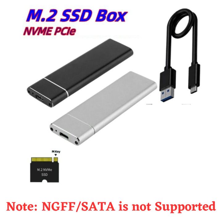 NVME PCIe M.2 SSD Enclosure USB-C 3.2 GEN 2 Adapter Pocket | Daraz.pk