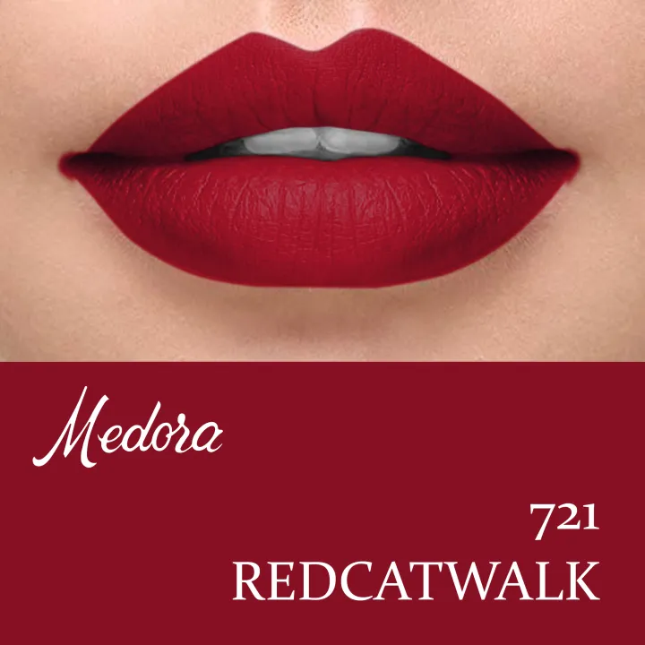 Lipstick by Medora in shade 721 - Red Catwalk | Daraz.pk