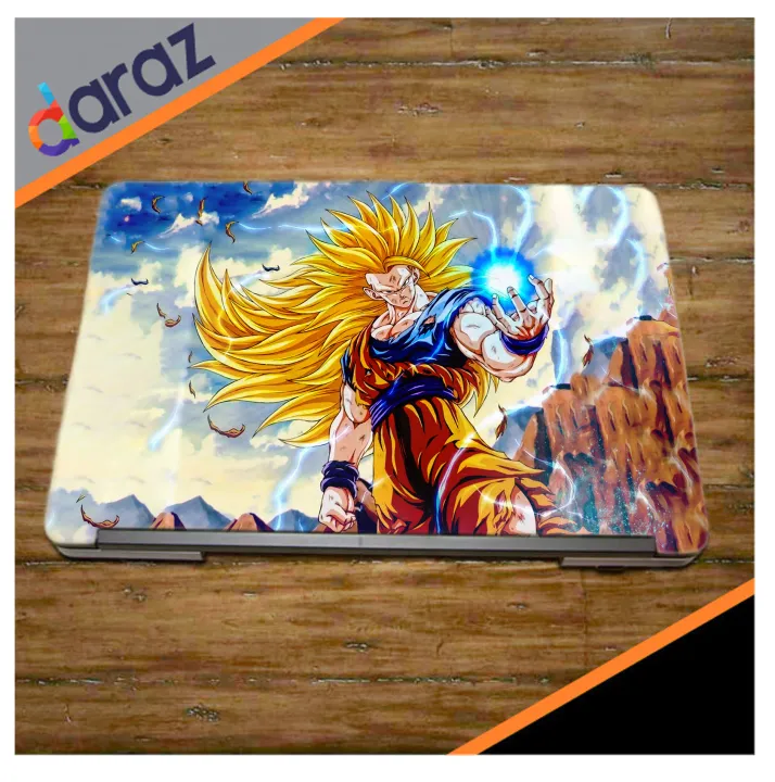 Goku Dragon Ball Z Laptop Back SKin - Laptop Skin Vinyl Sticker Decal ...