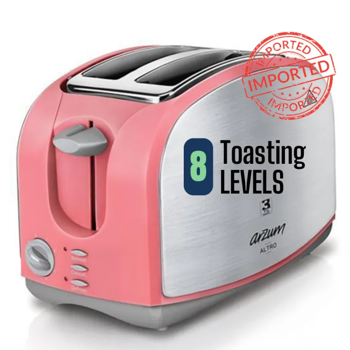 Toaster - Arzum Toaster Turkey -8 Level Toasting - Large Bread Toaster ...