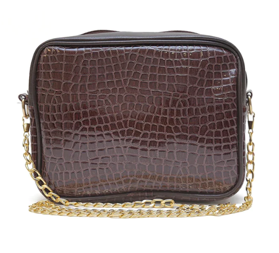 Bag X Aura Crocodile Leather Handbag for Girls | Daraz.pk