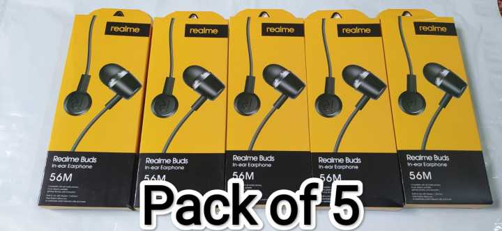 Realme Buds Earphone Feel The Real Bass Hi-Fi Multicolors Handsfree ...