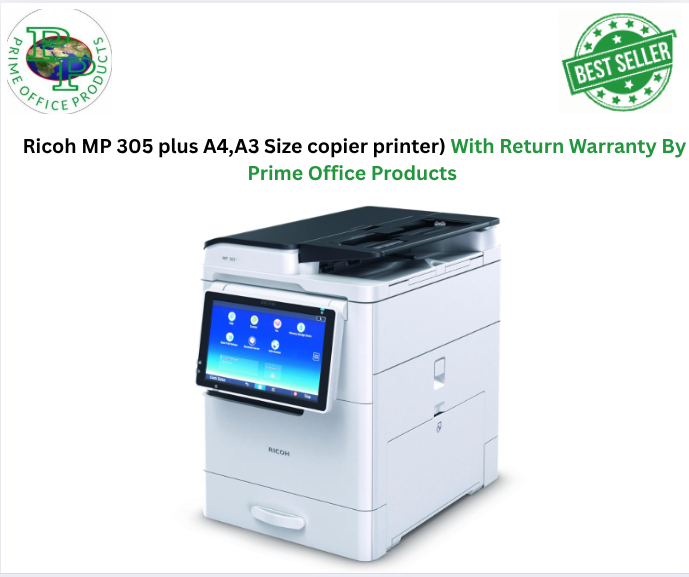 Ricoh MP 305 plus A4,A3 Size copier printer) With Return Warranty By ...