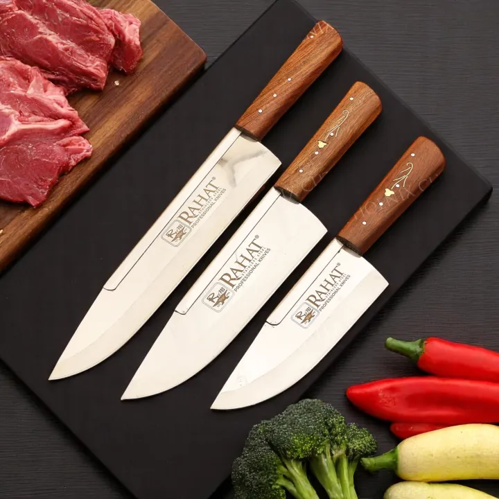Rahat Stainless Steel 3PCS QURBANI SET Kitchen Knife, For Meat Cutting ...