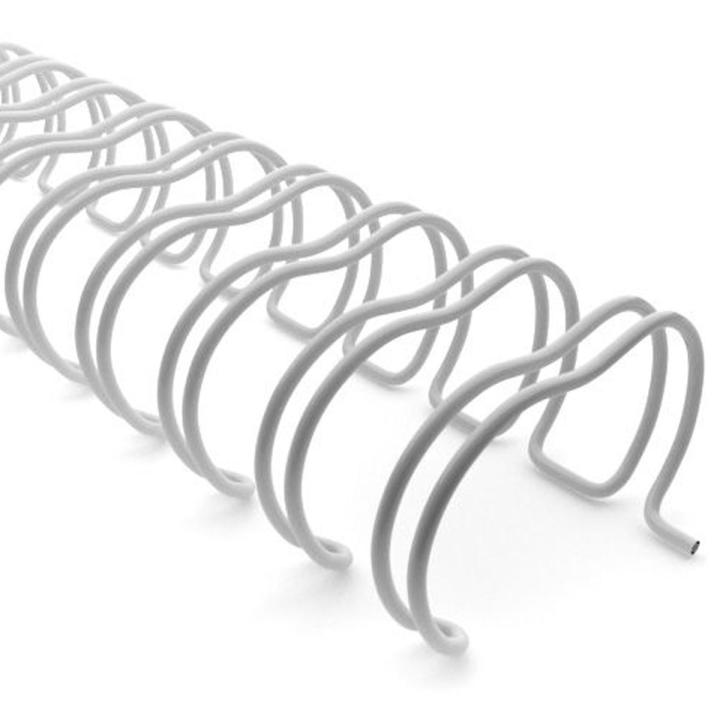 Twin Loop Wire Binding (Ibiwire) A-4 Size 8mm White (34 Loops) -100 Pcs ... Twin Loop Wire Binding (Ibiwire) A-4 Size 8mm White (34 Loops) -100 Pcs ...