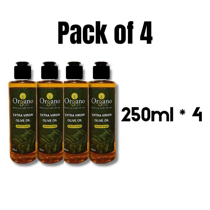 1st Pakistani Natural Extra Virgin Olive Oil 1Litre (1000ML) (250ml*4 ...