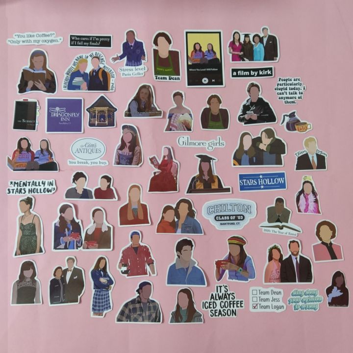 50/25pcs GILMORE GIRLS sticker packs all seasons aesthetic fall autumn ...