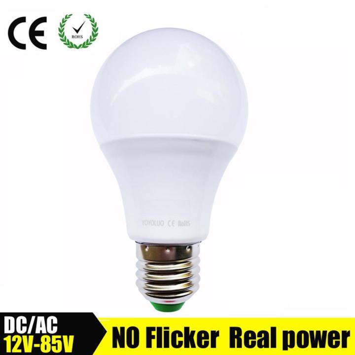 【Topnotch Store】LED Bulb Lamp DC/AC 12V 24V 36V E27 3w 6w 9w 12w ...