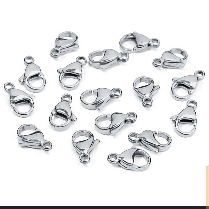 Stainless Steel Lobster Clasps & Gold Claw Fasteners for DIY Jewelry ...