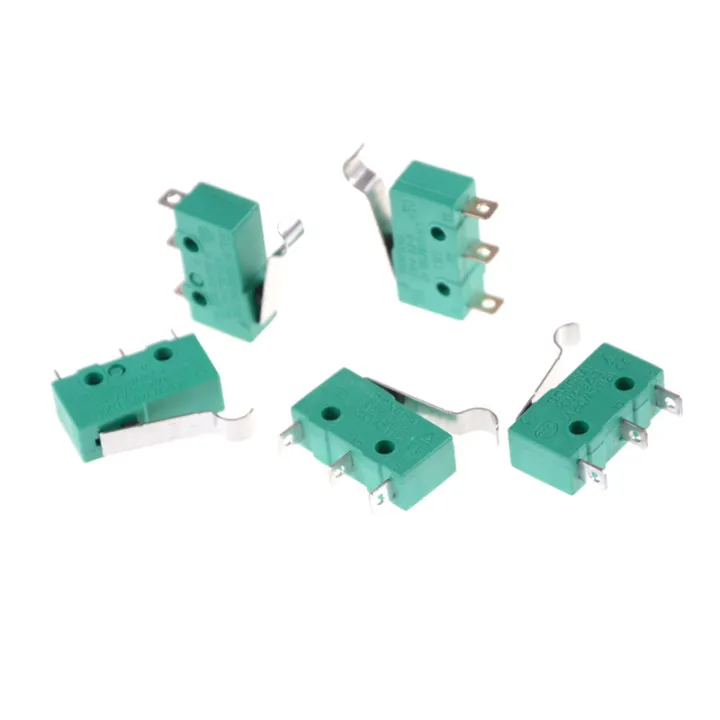 5pcs KW4-3Z-3 SPDT NO NC Momentary Hinge Lever Limit Switch Microswitch ...