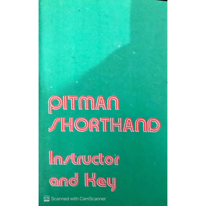 Pitman Shorthand Instructor and Key | Daraz.pk