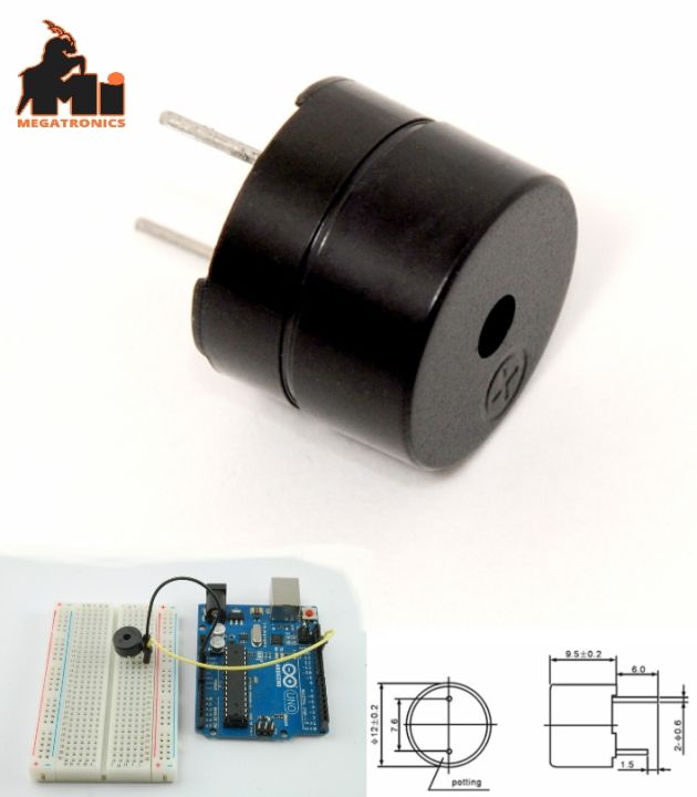 3pcs Magnetic Alarm Ringer Active Buzzer Beeper | Daraz.pk