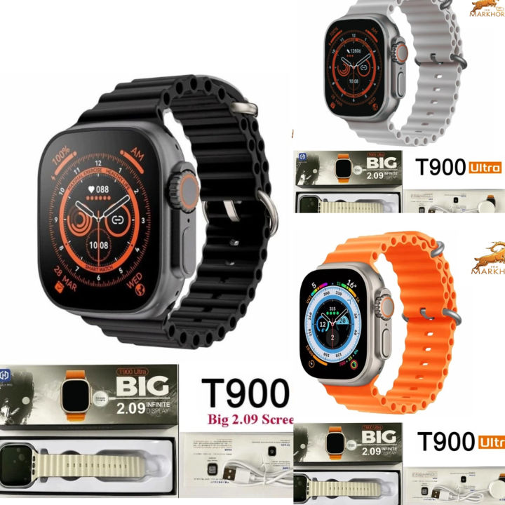T900 Ultra Smartwatch Series 8 - 49mm Bluetooth Sports Watch, 2.09 Inch Big Display | Daraz.pk