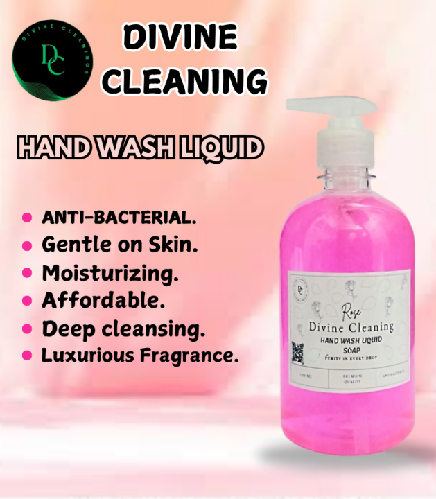 DIVINE CLEANING - ANTIBACTERIAL HANDWASH LIQUID 500ML - HANDWASH LIQUID ...