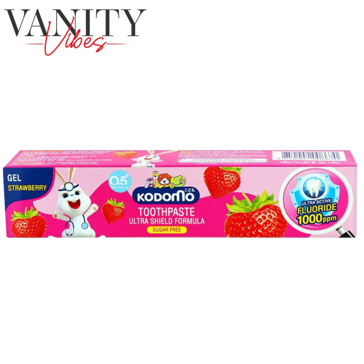 Kodomo Strawberry 0.5 Yrs Gel Toothpaste Lion 40g | Daraz.pk