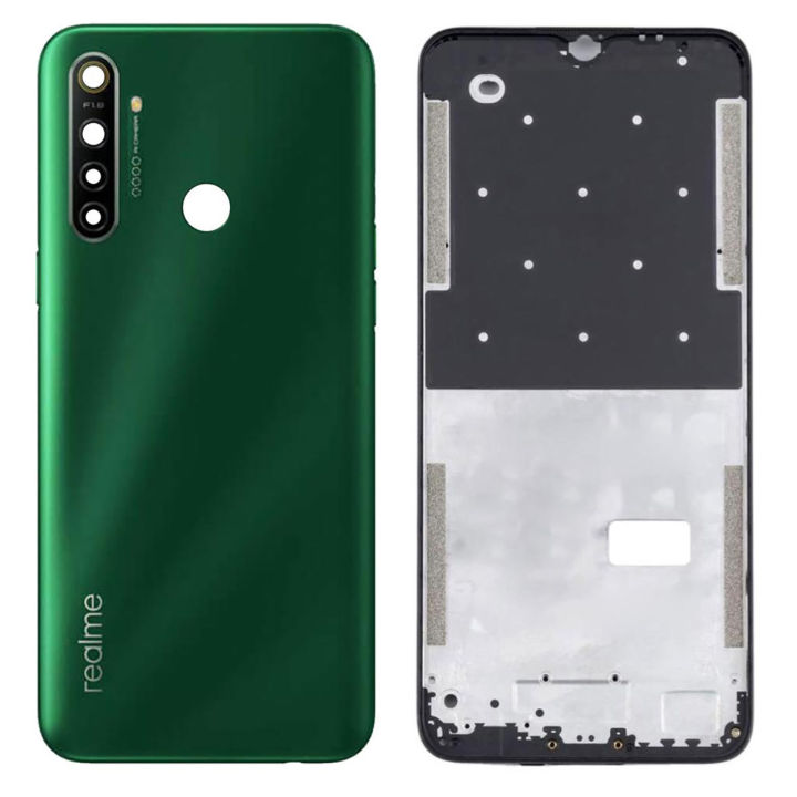 Realme 5i Housing Middle Frame With Side Button and Camera Lens ...
