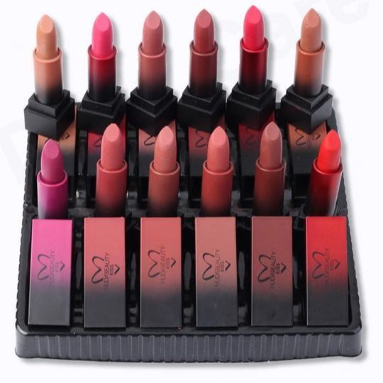 Professional Quality Hud Beauty 12 Pcs Matte Lipstick Set | Long ...