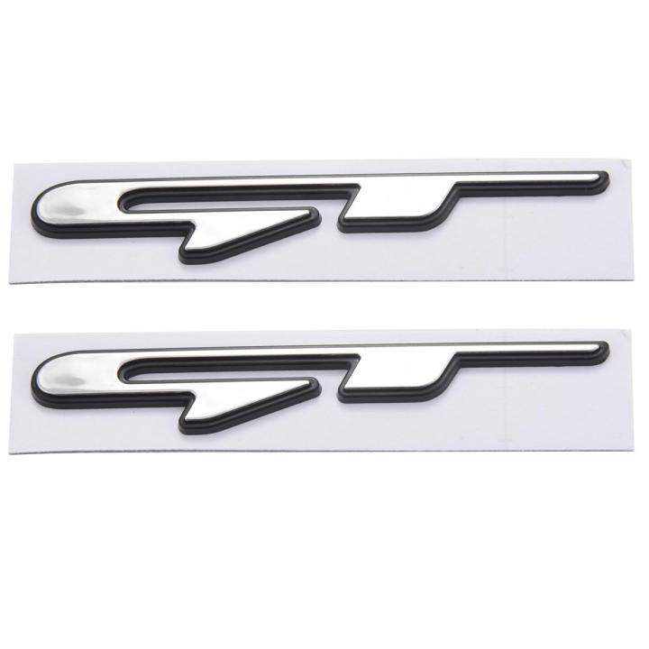 2X Cool 3D Car Style Sticker Gt Line Letters Sticker For Kia Rear Trunk ...