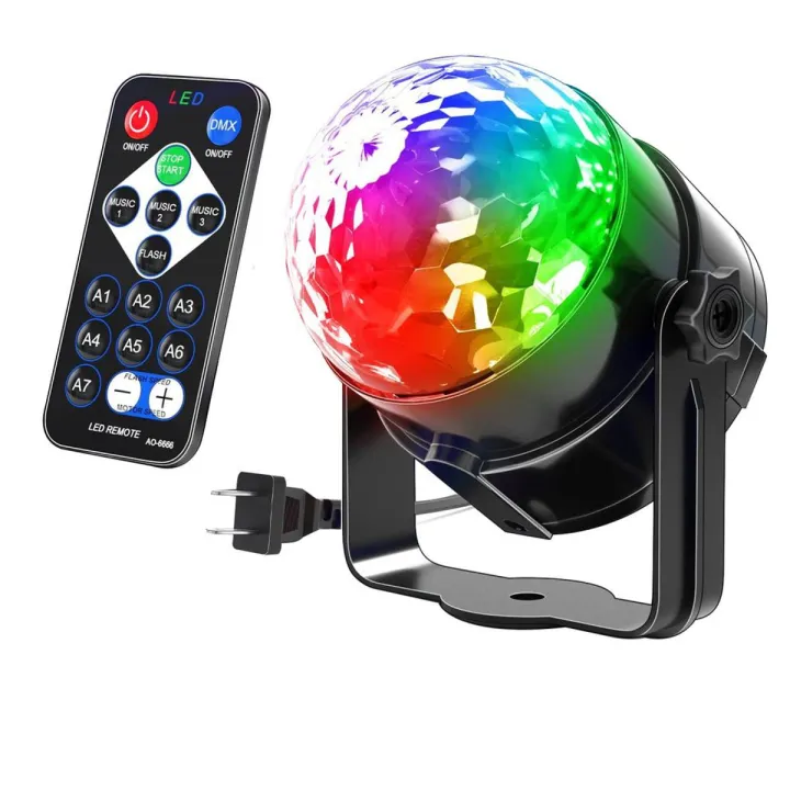 Disco Ball Lights Seven Color Light Voice Controlled Stage Atmosphere ...