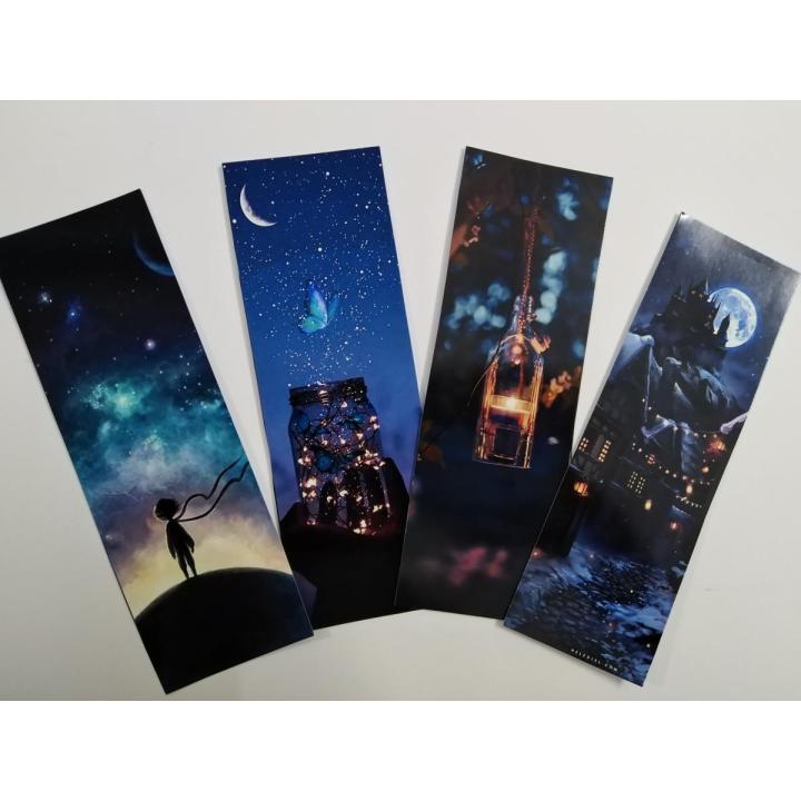 Captivating blue Bookmarks - Pack of 4 | Daraz.pk
