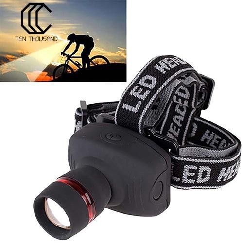 Sport + New Outdoor 3W LED Headlamp Flashlight Zoomable Headlight Head ...