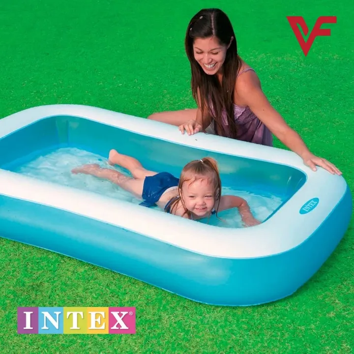 Rectangle Pool Size (2 meter x 1 meter) Kids INTEX 57412 Big Round ...