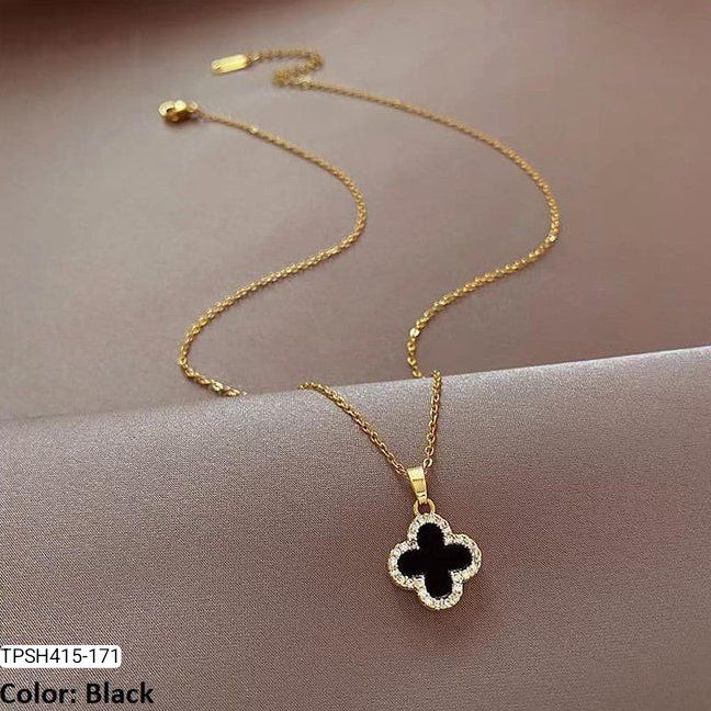 Premium Quality Clover Necklace For Girls Non Fade Color Guaranteed ...