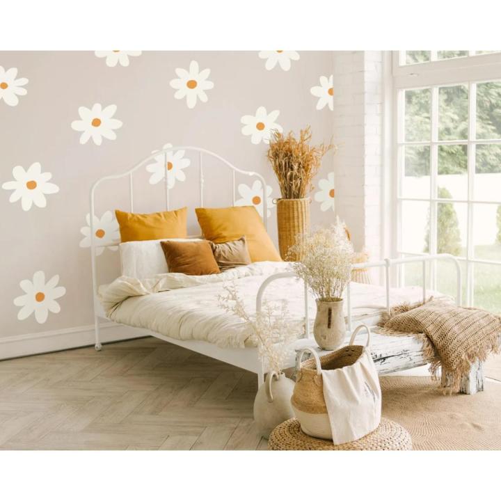 Daisy Wall Decals Flower Wall Stickers Decal Decor Vinyl Home ...