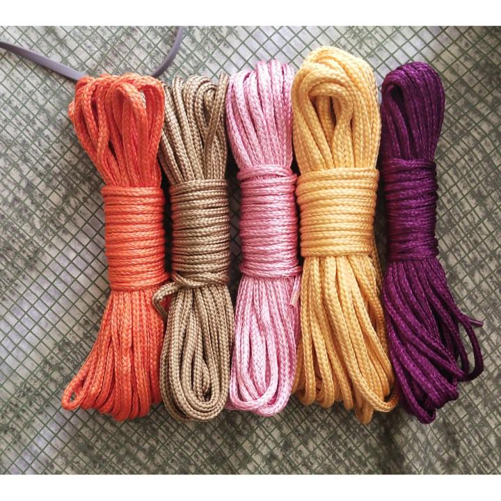 10 Meters Soft Rope for Bracelet, Laces, Trousers, 5mm Multi-stand ...