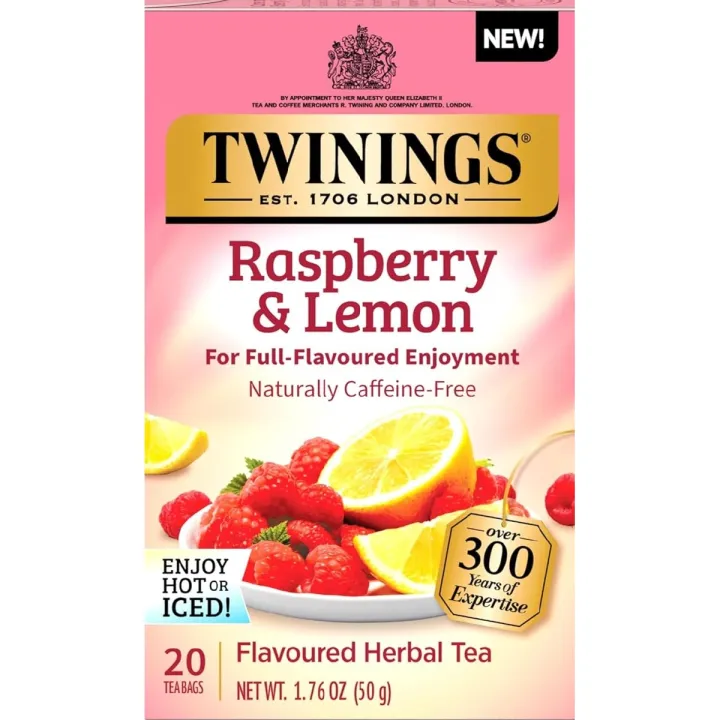 Twinings Raspberry & Lemon Flavoured Herbal Tea | Daraz.pk