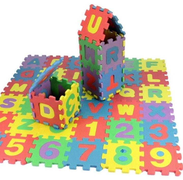 EDUCATIONAL FOAM PUZZLE MAT 72PCS LEARNING FOR KIDS / TOYS FOR KIDS ...