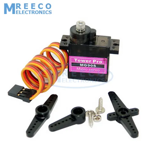 TowerPro MG90 MG90S Metal Gear Micro Servo Motor 9G Servo for Arduino ...