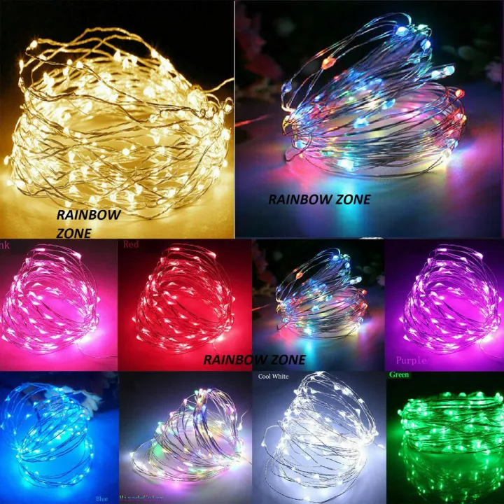 Chilli Milli Fairy Lights LED AA Cells Battery Operated Copper Wire ...