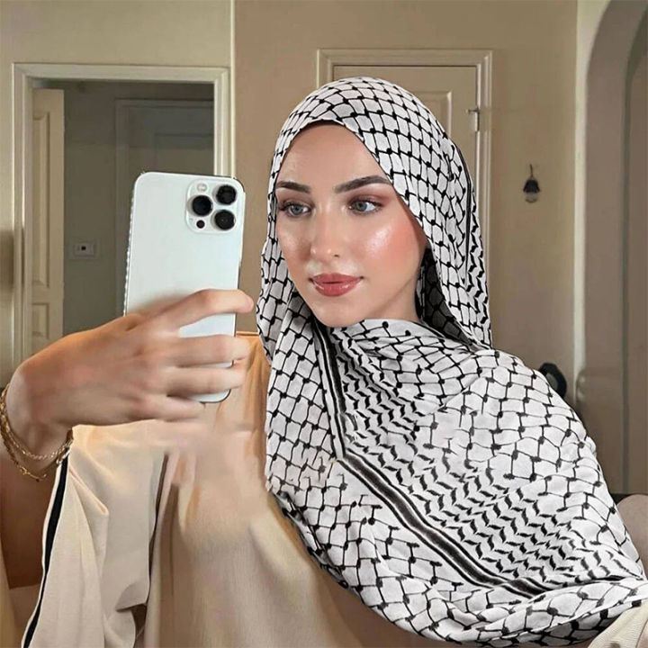 Hickeys Miees 70*180cm Arab Styles Scarf Female Foulard Designer Plaid ...