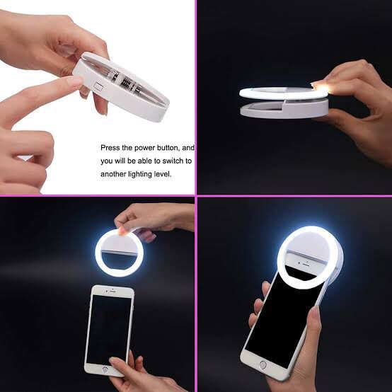 Mobile Selfie Ring Light – Portable Selfie LED Ring Light for Mobile ...