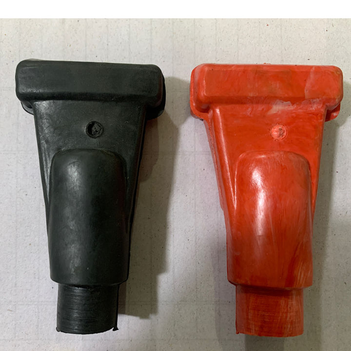 Battery Terminal Boot, Top Post Cover, Rubber, Red and Black Each ...